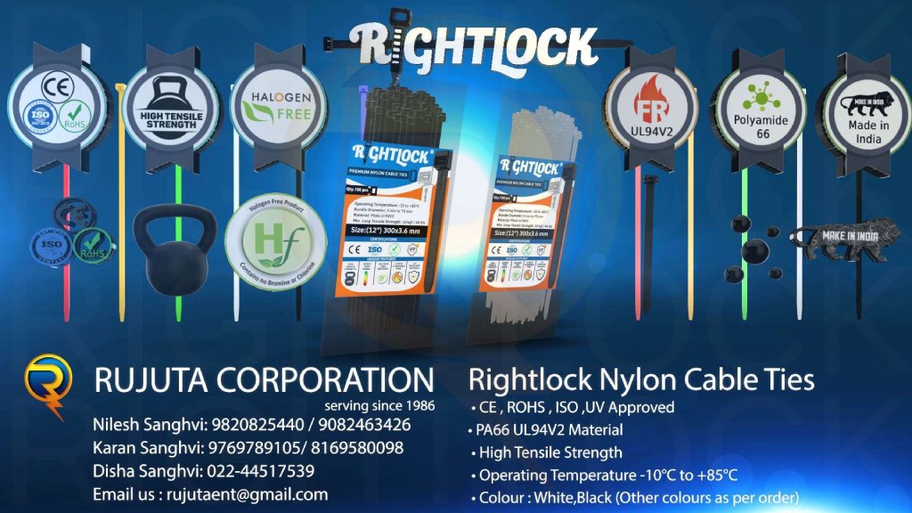 Cable Tie Manufacturer in India Best No#1 Nylon66 Cable Ties
